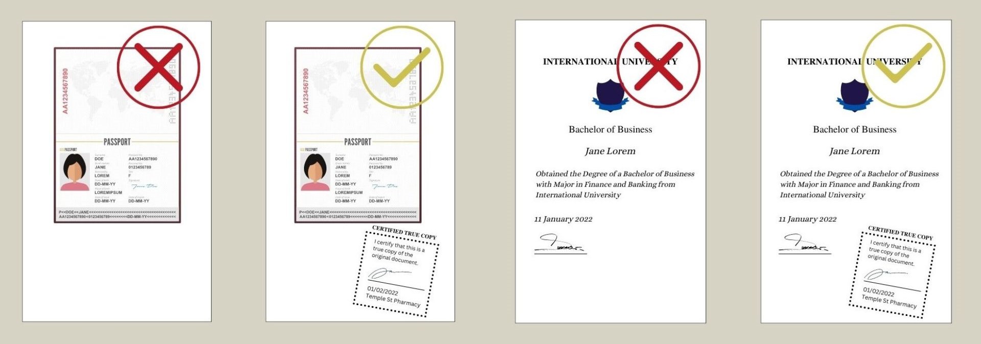 سرتیفای رایگان مدارک تحصیلی برای دانشگاه های استرالیا